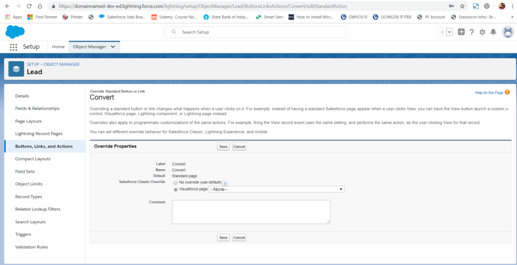 Overriding Standard Lead Conversion In Salesforce InitAura