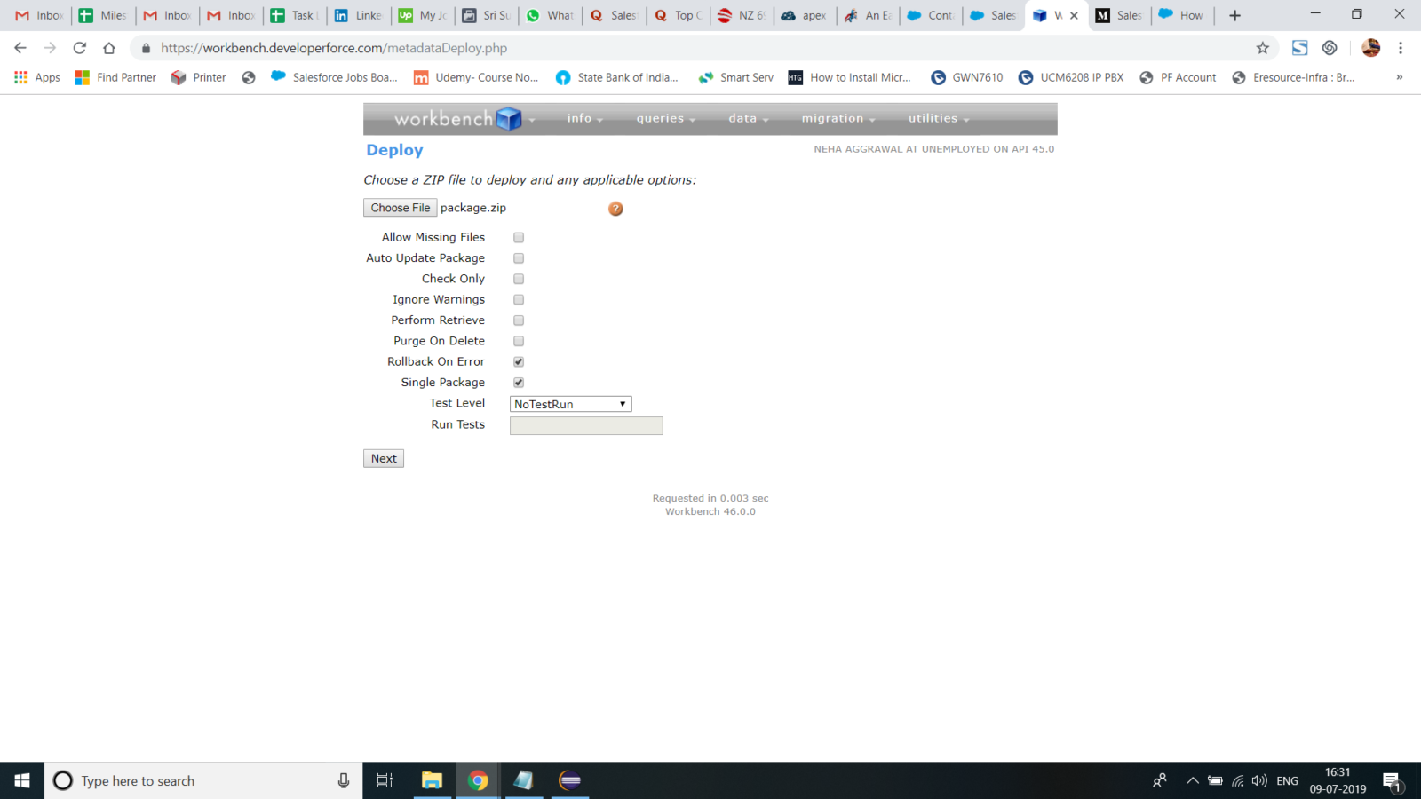 Delete Apex Class from Salesforce using workbench – InitAura.com